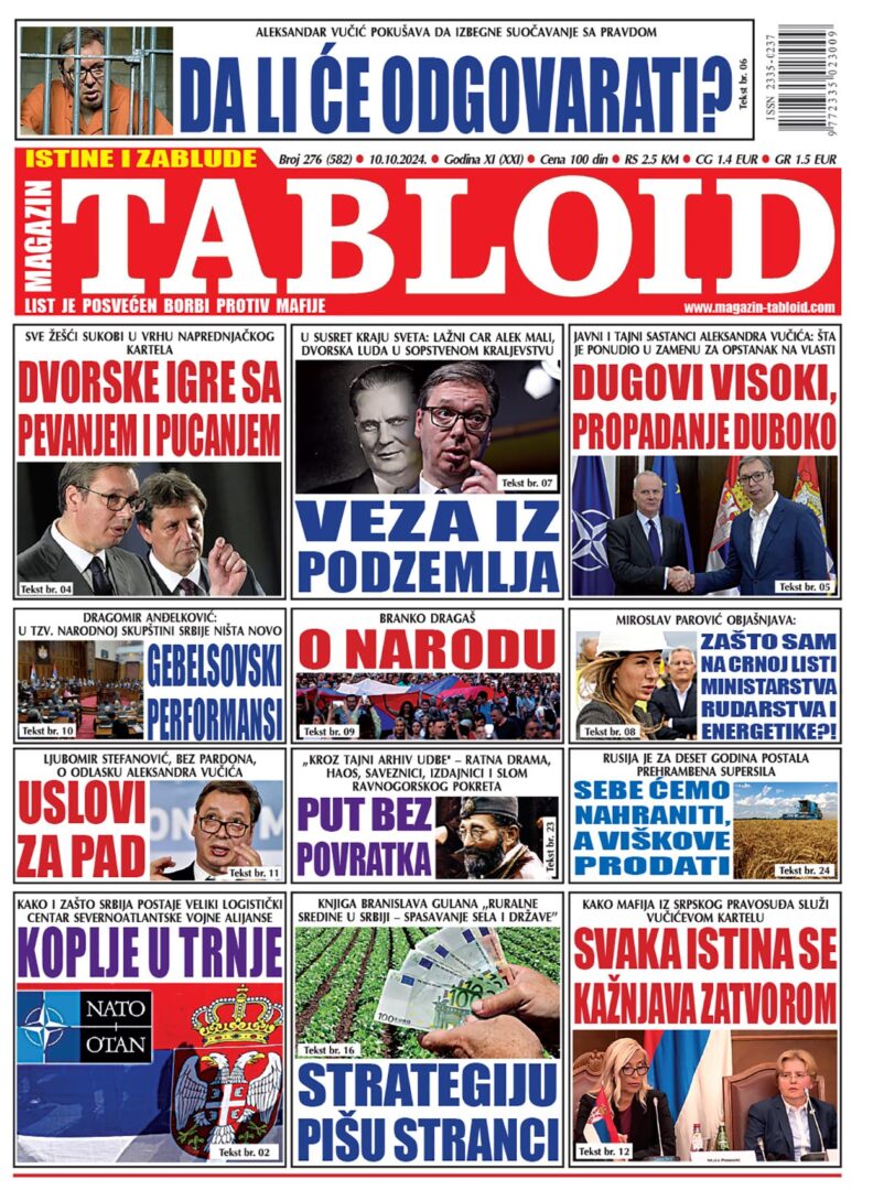 Srbija ustala protiv tiranina - Magazin Tabloid